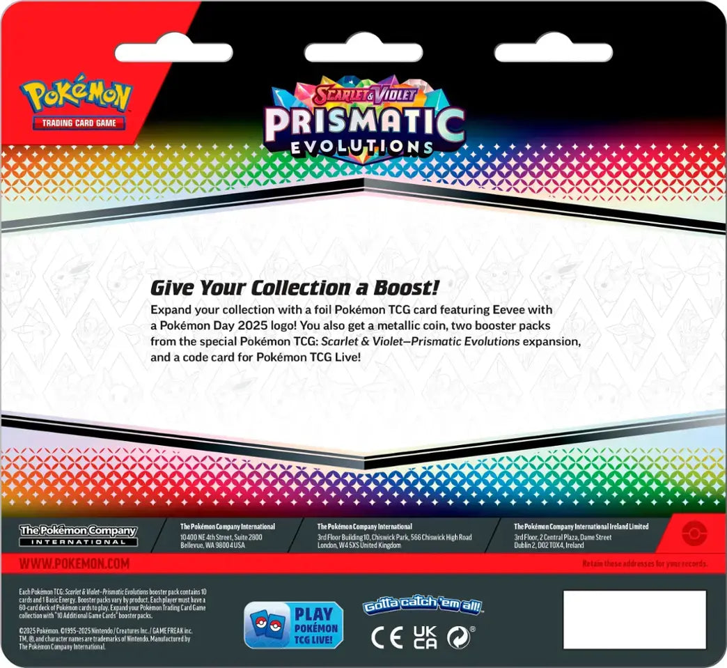 Pokemon TCG: Scarlet & Violet - Prismatic Evolutions 2-Pack Blister Pr