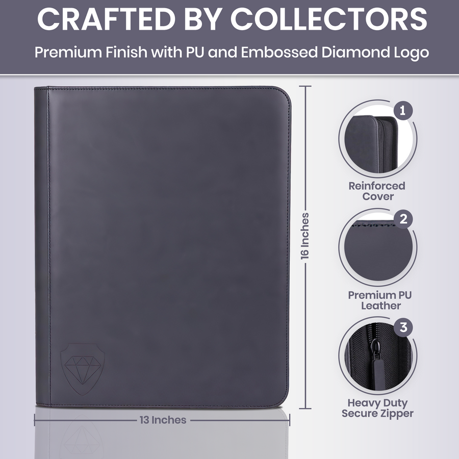 Large 9 Pocket TopLoader Binder